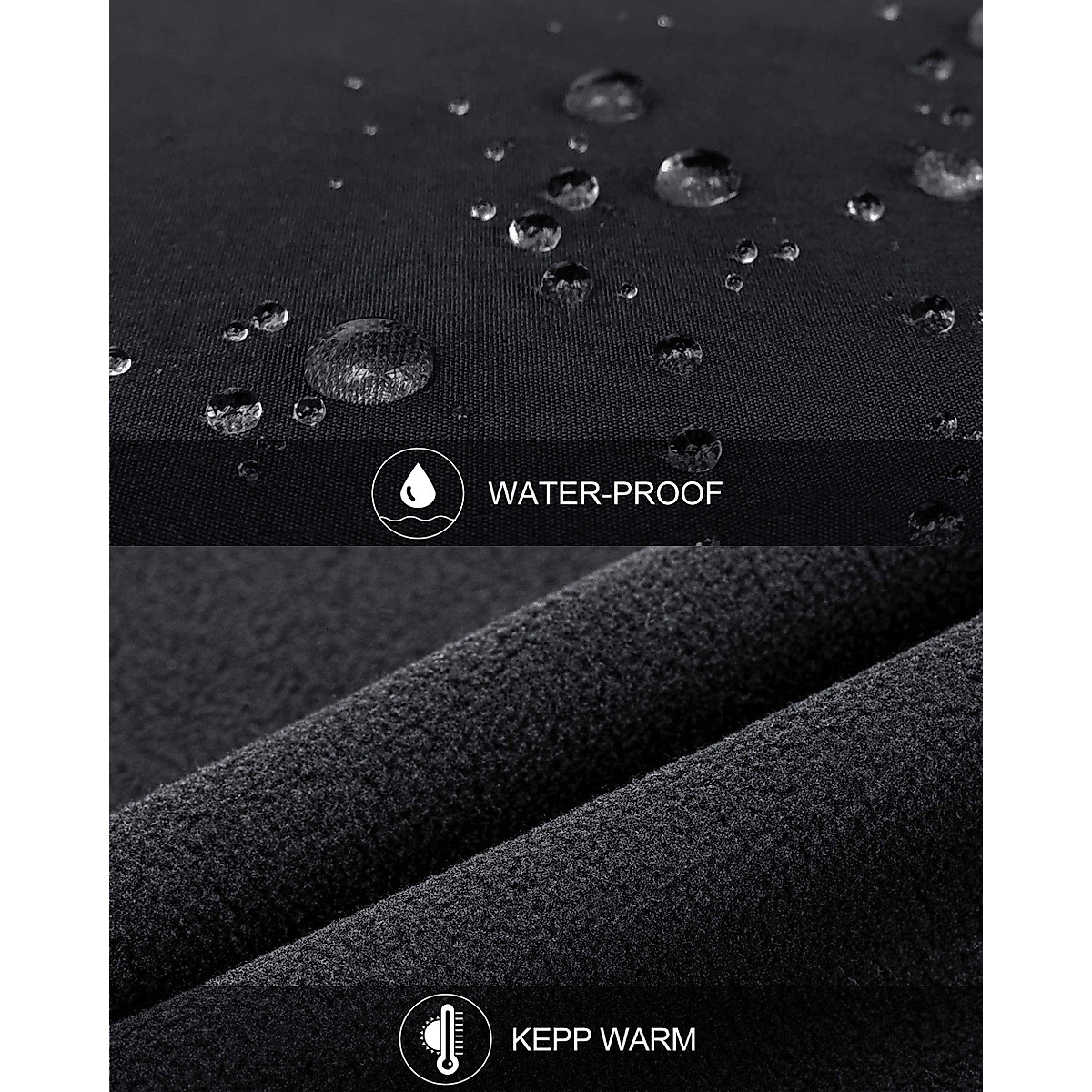 33,000ft Men's Lightweight Softshell Vest Outerwear Zip Up Fleece Lined Windproof Sleeveless Jacket for Golf Running Hiking