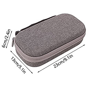 Drone Battery Hard Case, Gray Drone Battery Carrying Case Shockproof Scratch Resistant Nylon for Drone