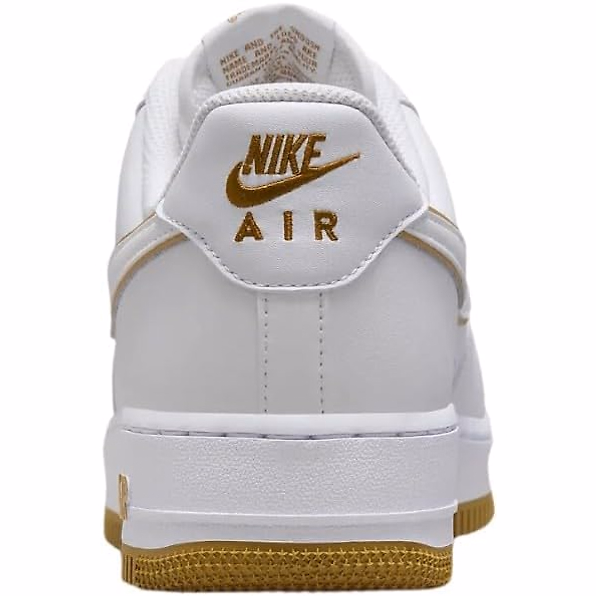 Nike Air Force 1 '07 White/White-Bronzine Mens Size 10.5