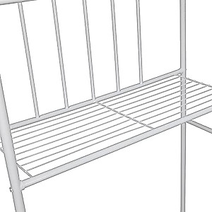 Shelf Over The Toilet, 3-Tier Bathroom Organizer Shelf Over Toilet, Free Standing Over The Toilet Storage Rack for Small Bathroom