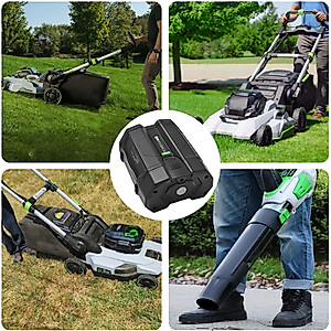 eJiasu 56V Replacement Battery 5.0 Ah for EGO Battery - for EGO Lawn Mower Battery- for EGO Leaf Blower Battery Compatible with 56 V Power Battery for Weed Trimmer Chainsaw