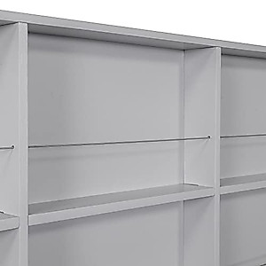 YOPTO Full Size House Bed with Trundle,Pine Wood Playhouse Bed Frame W/Storage Shelf,Front and Rear Guardrails,No Box Spring Needed,Easy Assembly,for Kids,Boys,Girls