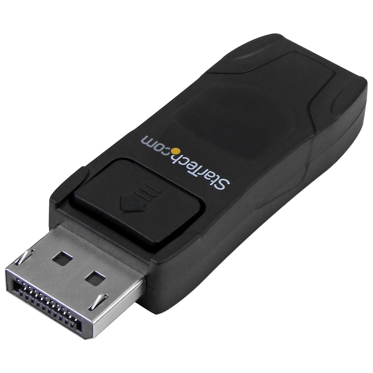 StarTech.com DisplayPort to HDMI Adapter - 4K 30Hz Compact DP 1.2 to HDMI 1.4 Video Converter - DP++ to HDMI Monitor/TV - Passive DP to HDMI Cable Adapter - Latching DP Connector (DP2HD4KADAP)
