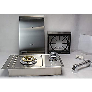 Lion Premium Grills L5631 Natural Gas Single Side Burner, 20-1/2 by 12-1/2-Inch