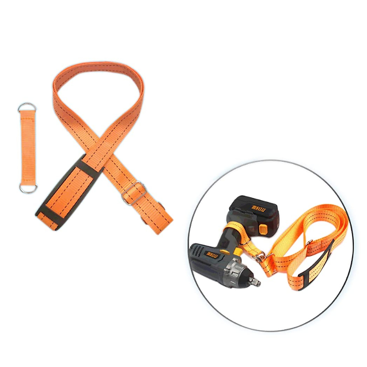 Adjustable Drill Shoulder Strap, Cordless Impact Wrench Harness | Tool Support for Drills and Wrenches, Fit for Most Power Tools