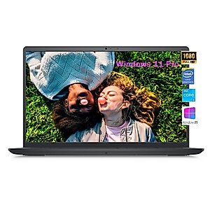 Dell 2023 Inspiron 15 3511 Business Laptop, 15.6" FHD Display, Intel Core i3-1115G4 up to 4.1GHz (Beat i5-10210U),Win 11 Pro, 16GB DDR4 RAM, 1TB PCIe SSD, WiFi, UHD Graphics, Carbon Black