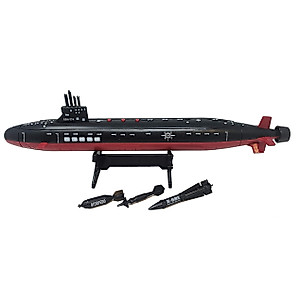 16.5 Inch Toy Navy Black Submarine with Sound Effects and Torpedo (2 Pack)