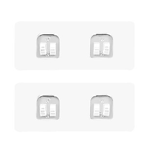 2 PCS Shower Caddy Adhesive Sticker Replacement Hook,Strong Sticker Hooks for Corner Shower Caddy Basket Shower Rack Wall Hanging,Kitchen Shower Organizer Accessories,No Drilling