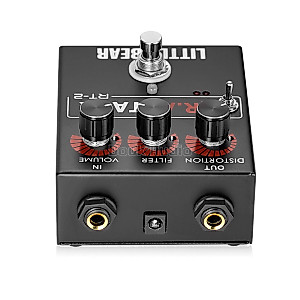 Nobsound Little Bear 3 RAT Tack Guitar Bass Distortion Effector effect Stomp Box Fuzz Pedal LED