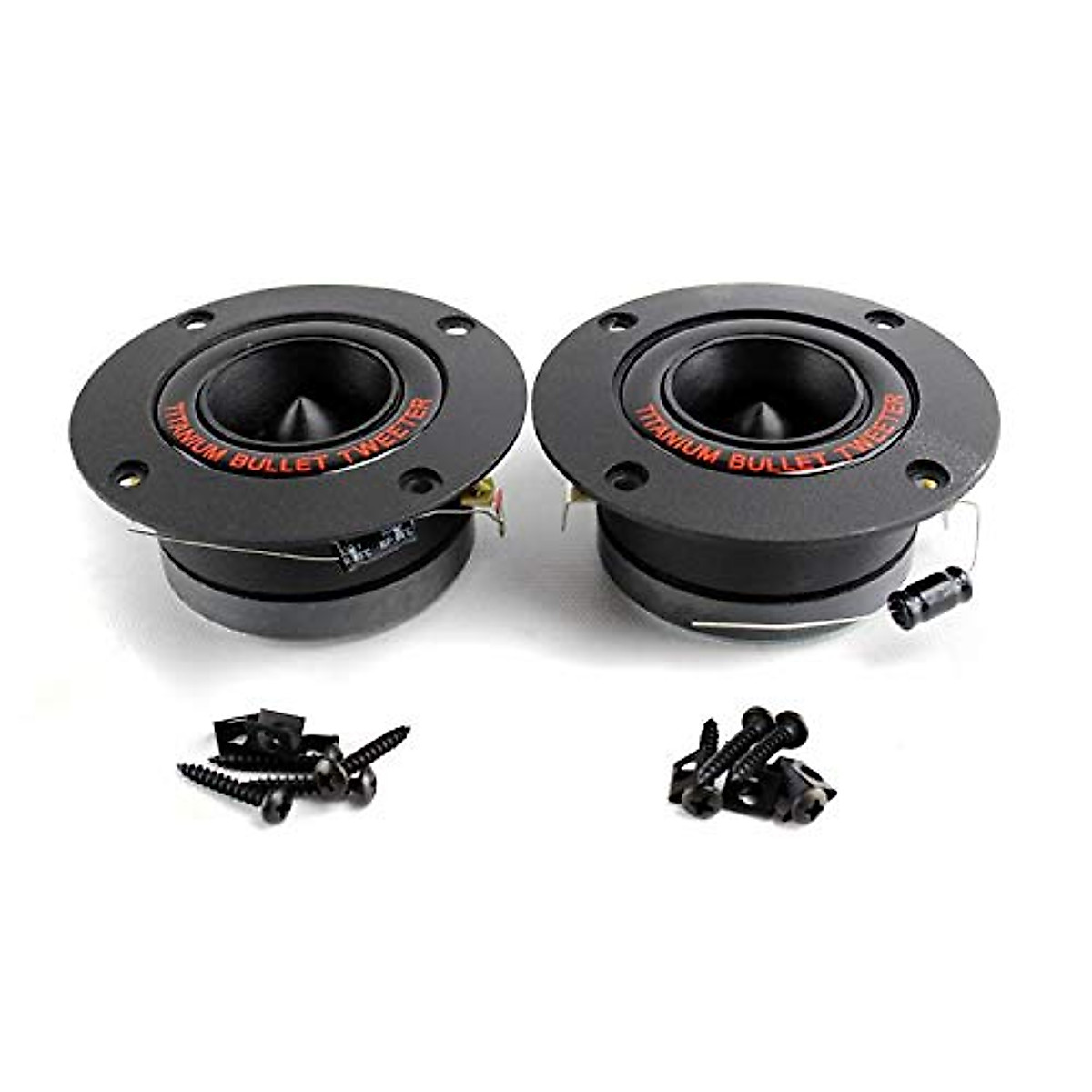 Pyramid Pro TW18BK 3.25" 600W Car Titanium Super Car/Home DJ Horns/Tweeters (4)