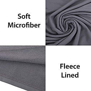 ViCherub Thermal Underwear Set for Boys Long Johns Fleece Lined Kids Base Layer Thermals Sets Boy Grey M