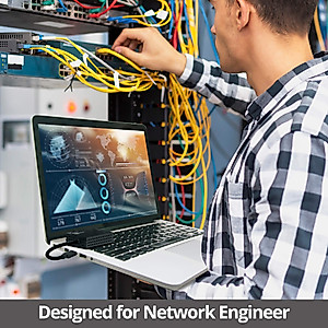 SIIG USB-C to Fiber Optic Adapter, 1000Base-SX/LX Compatible, Full/Half Duplex, Wake-on-LAN, LPM Power Saving