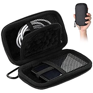 AGPTEK MP3 MP4 Player Case for 4 inch MP3 Music Player, Compatible with AGPTEK, innioasis, MYMAHDI, TIMMKOO, Luoran and other MP3 Players under 4 inch, Portable Carrying Case with Metal Carabiner Clip