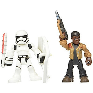 Playskool Heroes Galactic Heroes Star Wars Resistance Finn (Jakku) & First Order Stormtrooper