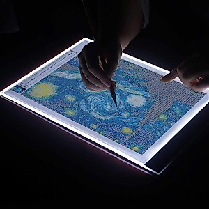 A4 LED Light Box Tracer USB Power Adjustable LED Light Tablet Board Pad for 5D DIY Diamond Painting