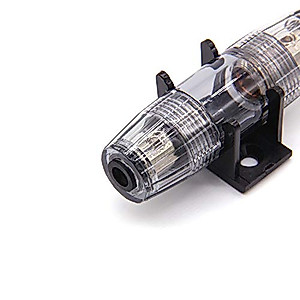 VonSom Car Amplifier Fuse Holders Single in-Line AGU Fuse Holder 4 8 AWG Wire with 2 60A Fuses for Car Audio Alarm Amplifier