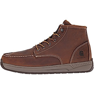 Carhartt Men's CMX4023 Lightweight Casual Wedge, 4" Soft Moc Toe Brown, 10 M US