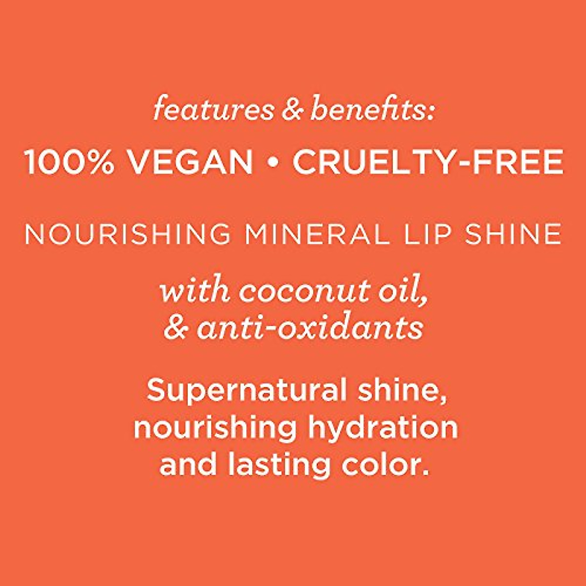 Pacifica Beauty Enlightened Gloss Mineral Lip Shine Poppy