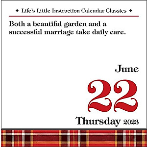 Life's Little Instruction 2023 Day-to-Day Calendar