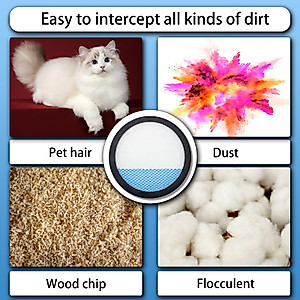 Aolleteau 2 Pack Filter Replacement for Ryobi 18V 1 + Cordless Stick Vacuum PBLSV716K, PBLSV716B, PBLSV717K, PBLSV717B, PCL720K, PCL720, Compare to Part A32SV720N