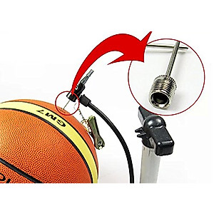 Mini Skater Stainless Steel Ball Pump Pins Inflation Needles with Tin Box Replacement for Basketball Football Rugby Soccer Volleyball Bike Electric or Hand Pump, 12Pcs