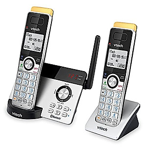 VTECH IS8121-2 Super Long Range up to 2300 Feet DECT 6.0 Bluetooth 2 Handset Cordless Phone for Home with Answering Machine, Call Blocking, Connect to Cell, Intercom and Expandable to 5 Handsets