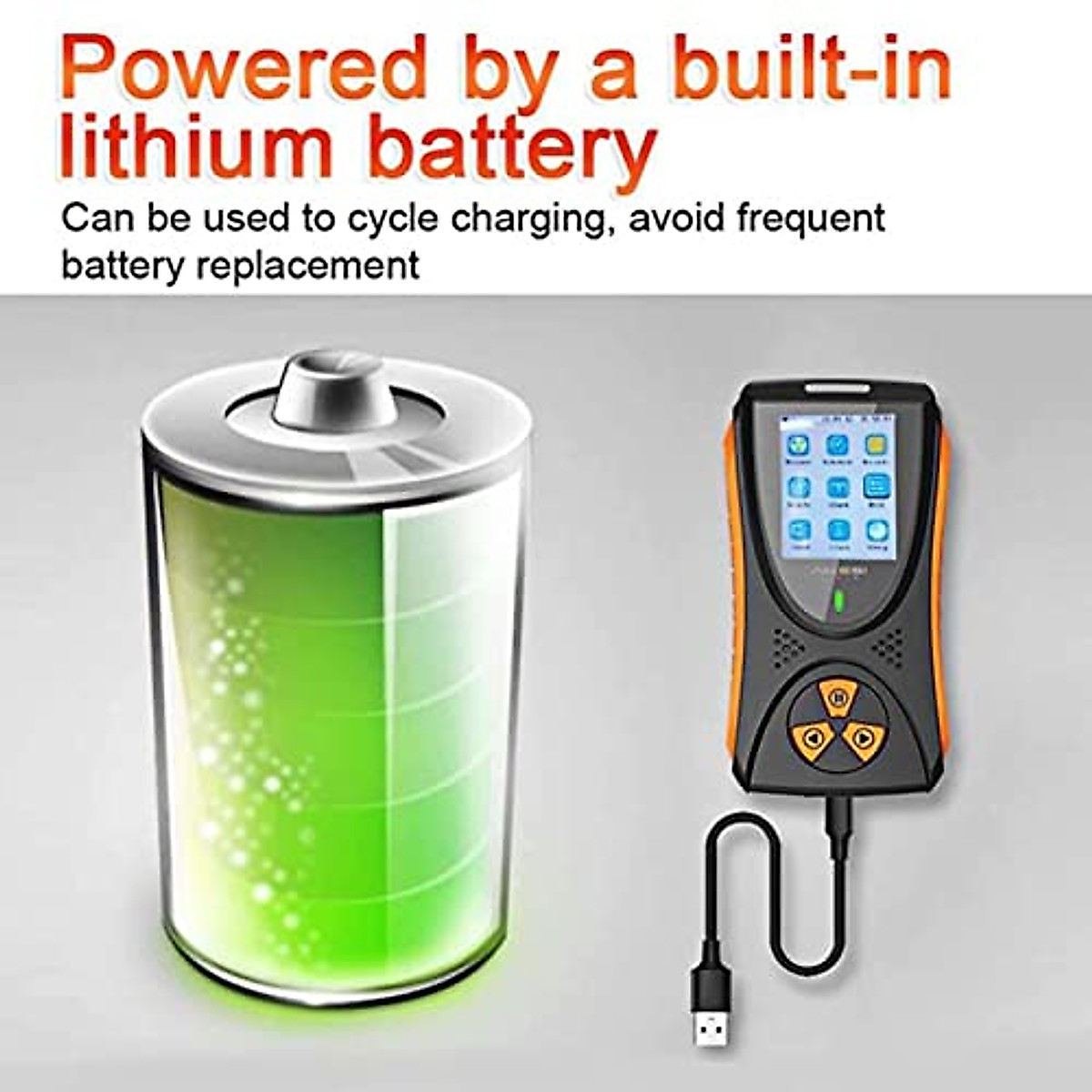 Ben Zhan Geiger Counter Dose Alarm Device, Nuclear Radiation Detector, Dosimeter Monitor Portable Digital Meter High Sensitivity Accuracy