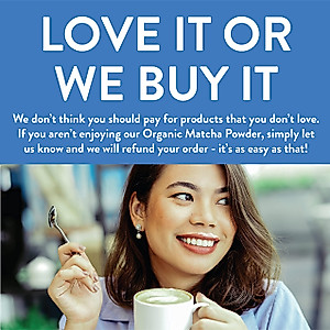 FGO Organic Matcha Green Tea Powder, Japanese Culinary Grade for Cooking, Baking, and Smoothies, 4 Ounce Resealable Bag, Packaging May Vary (Pack of 1)