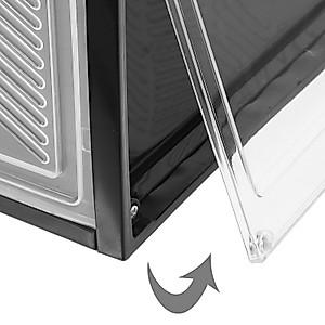 Alipis 2pcs Boxes Foldable Shoe Box Shoe Storage Case Shoe Storage Boxes Shoe Rack for Closet Shoes Boxes Shoe Rack Organizer Sneaker Storage Organizer for Cabinets Shoe Boxes for Home