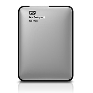WD My Passport for Mac 500 GB USB 2.0 External Hard Drive - WDBL1D5000ABK-NESN
