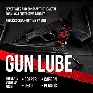Slip 2000 Gun Lube, 100% Pure Synthetic CLP, Performs in All Conditions, Gun Lubricants for Peak Performance, Eliminates Excessive Wear, For Shotguns, Rifles and Pistols, 4-Ounce Squeeze Bottle