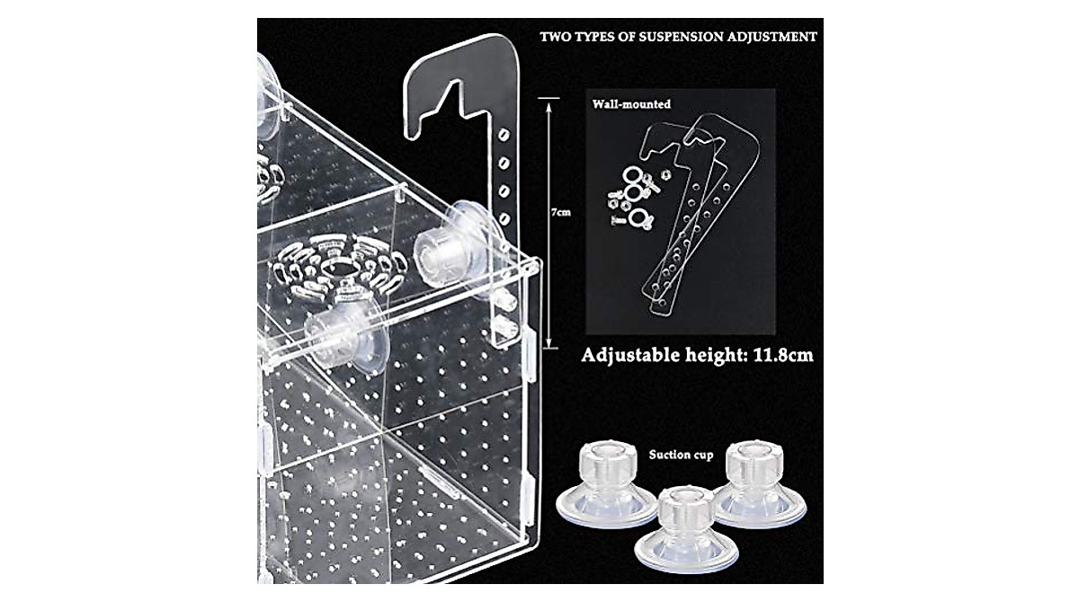 ATPWONZ Fish Breeding Box - Safe Isolation for Fry