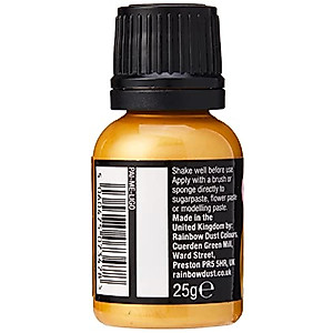 Rainbow Dust Metallic Food Paint Metallic Light Gold