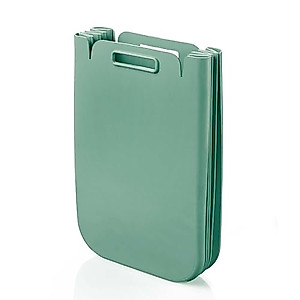 Guzzini 25 Litre Storage Container - Eco Packly Foldable for Storage | Multi - Purpose Container for Storage, Home Recycling, Bin | 100% Recycled Plastic - Kitchen, Garage, Bedroom Use (Sage Green)