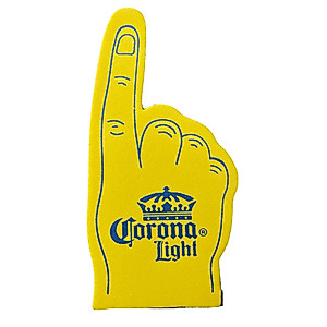 Corona Light Mini Foam Finger | Two Sided | 5" Long