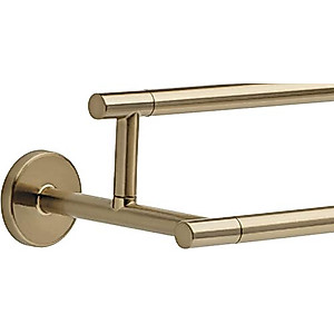 Delta Faucet 75925-CZ Trinsic Double Towel Bar, 24 Inch, Champagne Bronze