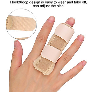 ZJchao Finger Splint for Middle Finger, Mallet Finger Brace Adjustable Hand Support Finger Guard Broken Finger Protector Fingers Straightening for Arthritis Pain Sport Injuries Release
