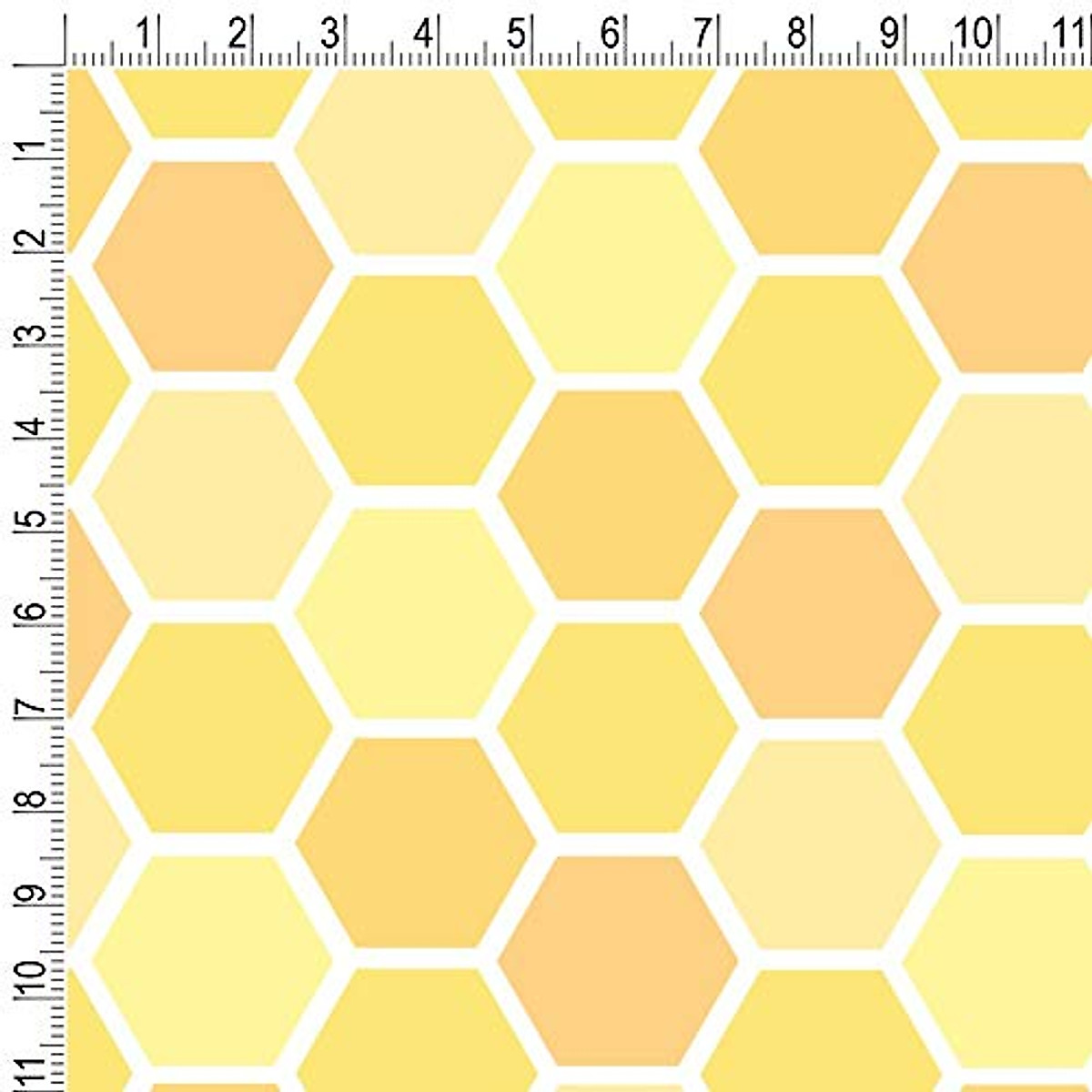 GRAPHICS & MORE Yellow Honeycomb Pattern Gift Wrap Wrapping Paper Rolls