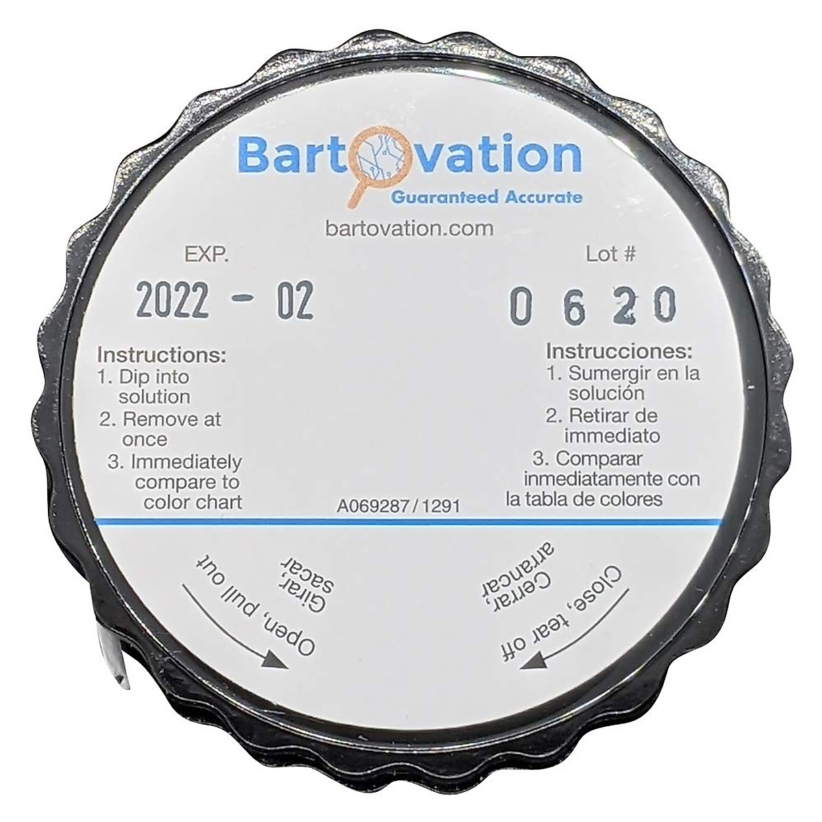 Chlorine Sani Test Strips for Food Service Restaurant Sanitizer Bleach Test Paper, 10-200 ppm [5 Meter Roll]