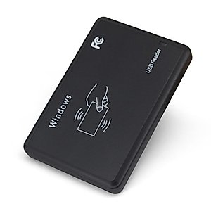BISOFICE 134.2Khz Reader RFID Tag ID Card Reader for EMID/FDX-B Card Type USB Port Suitable for Animal Management/Fish Management/Automatic Feeding Equipment