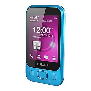 BLU S190i Hero Unlocked Unlocked Phone with Quad-Band, 2.8-Inch Touchscreen LCD, 1.3MP Camera, TV, Facebook, Twitter and Micro SD Slot - US Warranty