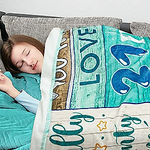 Winkwarm 21st Birthday Decorations for Her 21st Birthday Gifts for Her Him 21 Year Old Girl Boy Gift Ideas 21st Happy Birthday Gifts for Women Daughter Son Girl Boy Flannel Throw Blanket 60"X50"