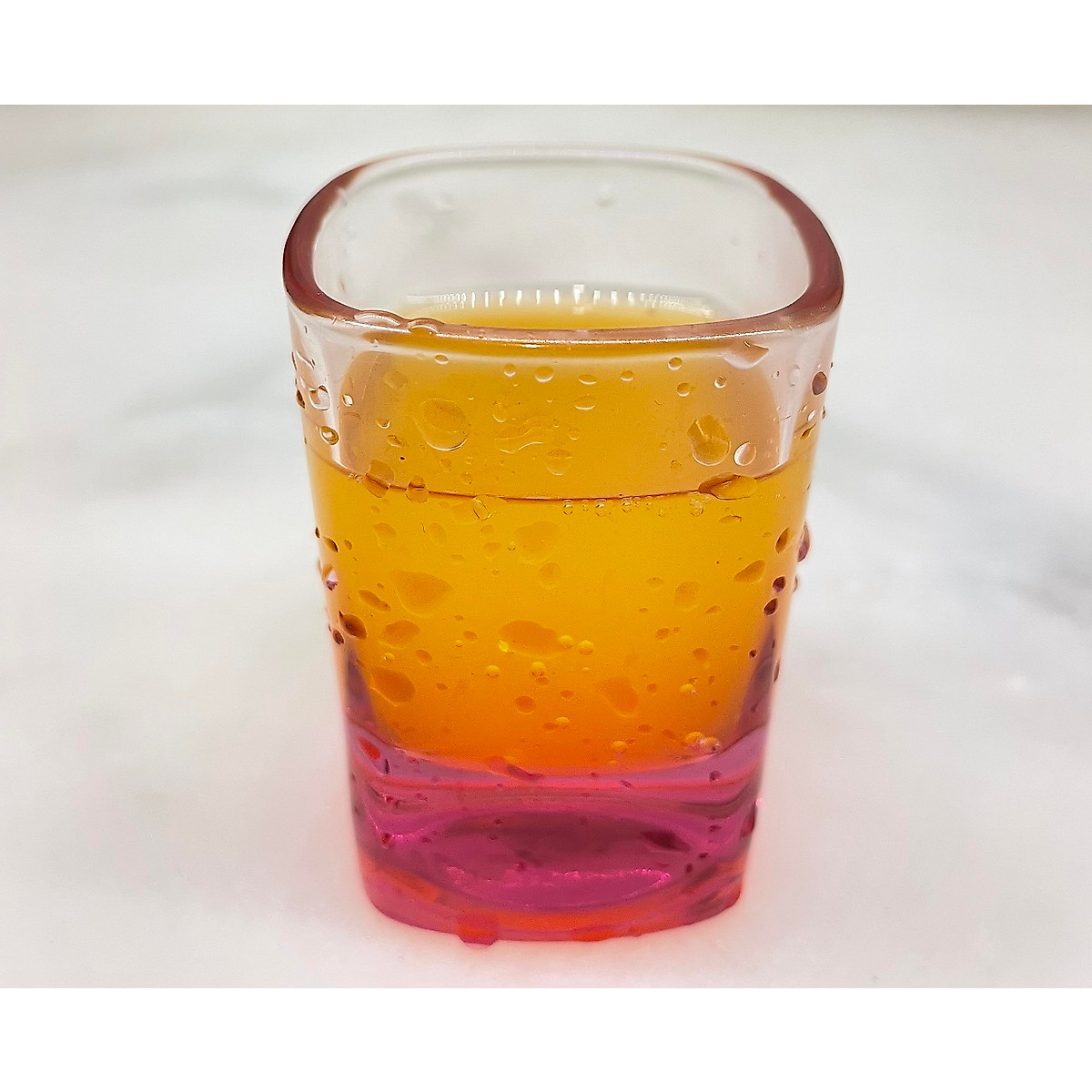 SWARLEY Shot Glasses Set - Cute Shot Glasses | Mini Shot - Tequila Glasses - Vasos de Chupito, Crystal Shot Glasses - Espresso Shot Glass - Colored Glass - Neon Shot (Multi Color) (6 pieces)