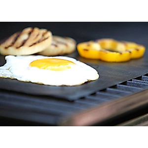 BBQ Grill Sheets Mat ,100% Non Stick Safe ,Extra Thick,Reusable and Dishwasher safe, 3 piece of (13"x15.75")