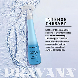 PRAVANA Intense Therapy Leave-In Conditioner Spray Treatment & Detangler | Instantly Detangles & Hydrates | Equalizes Hair Porosity | For All Hair Types | Strengthens & Softens Hair | 10.1 Fl Oz