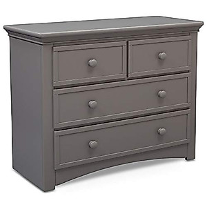 Serta 4 Drawer Dresser, Greenguard Gold Certified, Grey