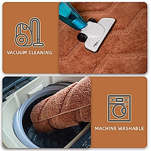 morgantag Dirt Trapper Door Mat Door Rugs 24" x 36",Super Absorbent Door Mat for Home Entance,Front Door,Bathroom,Living Room，Non-Slip Machine Washable Entrance Rug,Shoes Scraper,Dog Pet Mats