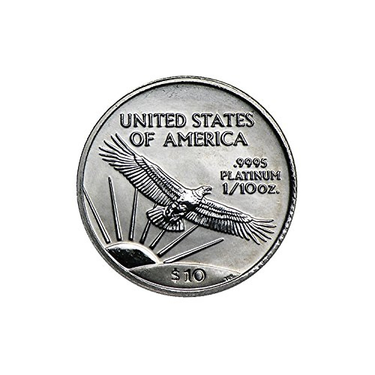 $10 Platinum Eagle (1/10 Ounce) with Genuine US Mint Gift Box .999 Pure Mixed Date $10 Brilliant Uncirculated