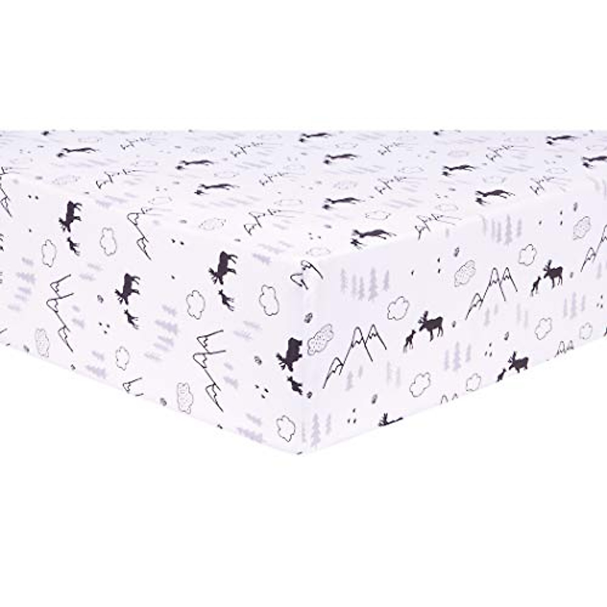 Trend Lab Lumberjack Moose 6Piece Crib Bedding Set