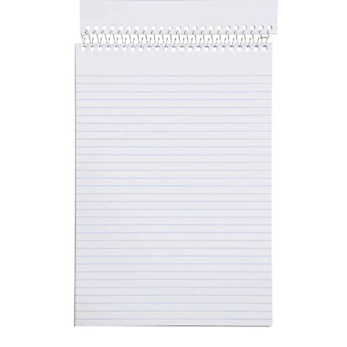 Mintra Office Steno Book - (BRIGHTS - Purp/Wht/Teal/Orange) - 6inx9in, 100 Sheets, 8 Pads/Pack, Narrow Ruled - Poly Cover, Notebook for writing notes in school, university, college, work, office